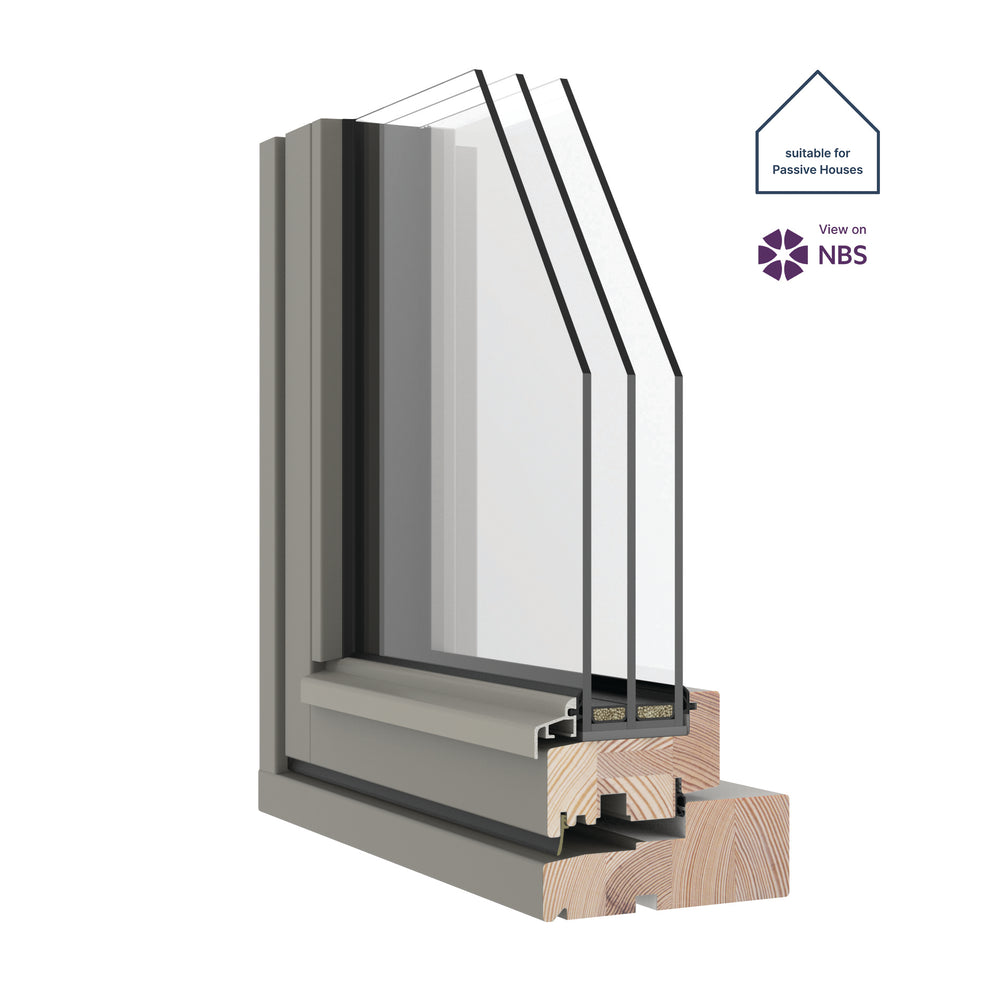 P31T Triple Glazed Timber Window - Outward Opening – Norrsken Company Ltd